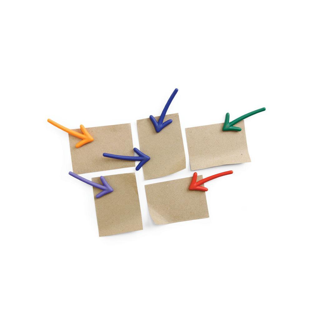 Arrow magnets set of 6 in multicolour – Brand Academy Store
